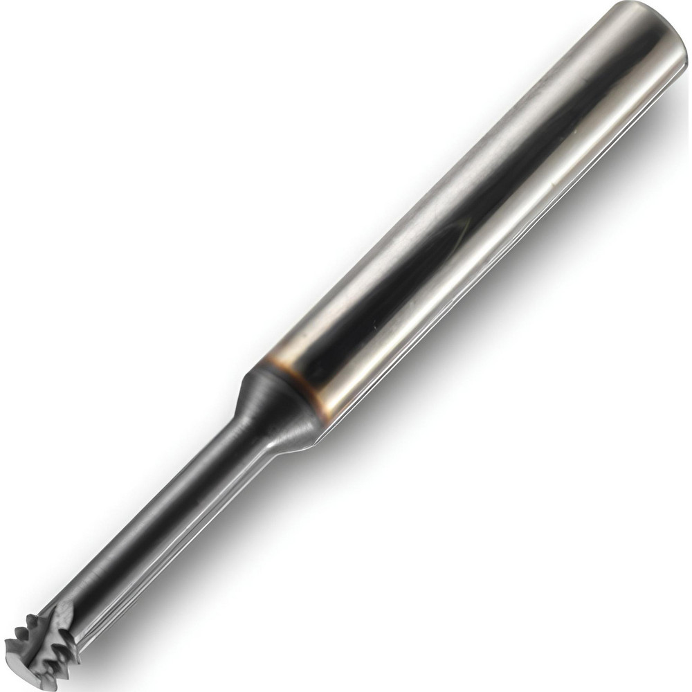 Ingersoll Cutting Tools - Helical Flute Thread Mill: M5x0.8, 3 Flute, 0.2500" Shank Dia, Solid ...