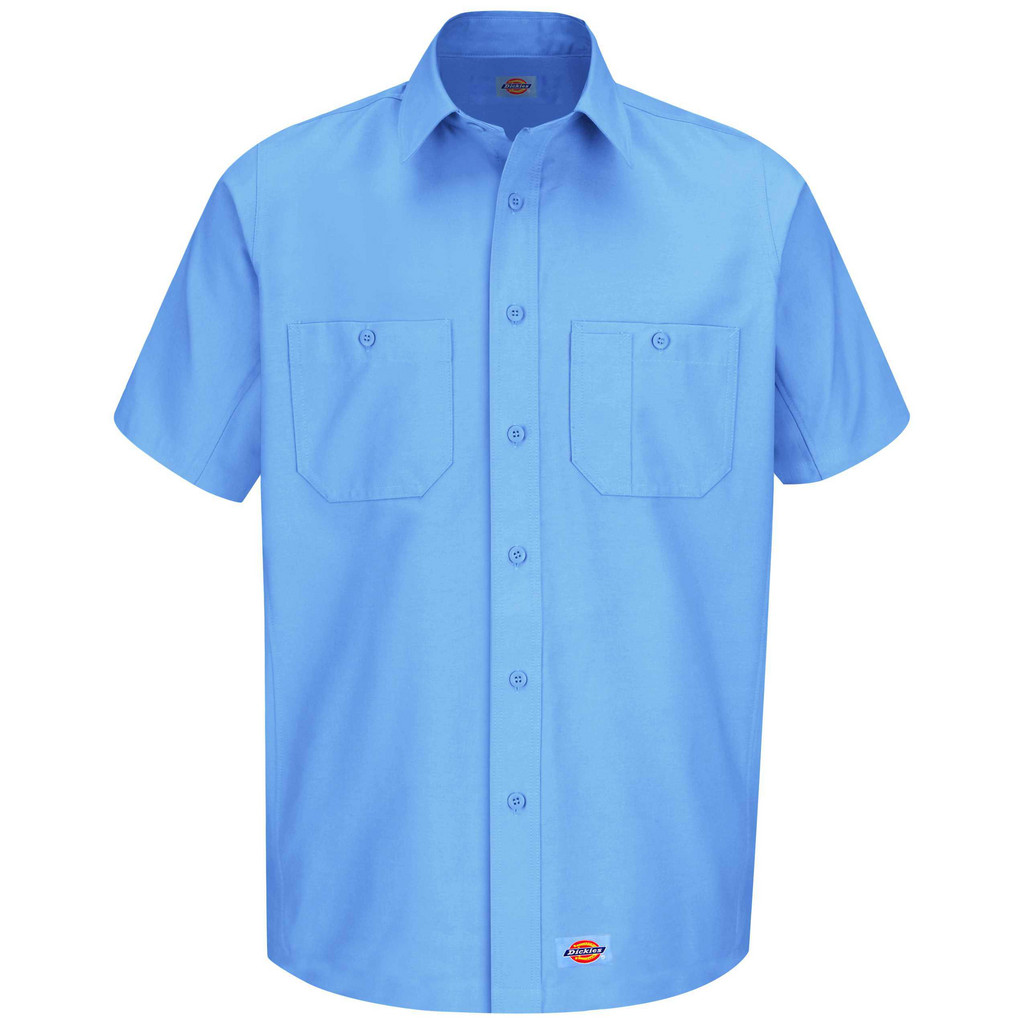 Dickies - Work Shirt: General Purpose, 3X-Large, Cotton & Polyester ...