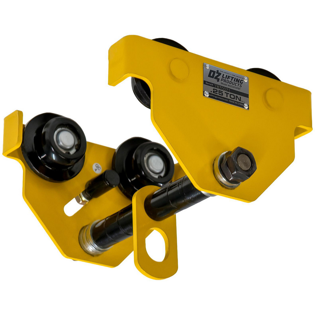 OZ Lifting Products - Trolleys: Type: Manual; Maximum Flange Width ...