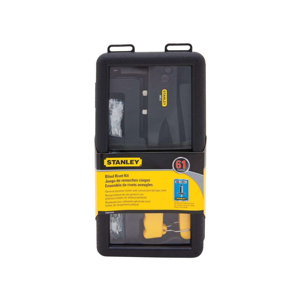 Stanley - Riveter Kits: Kit Type: Manual Rivet Tool; Minimum Rivet Size ...