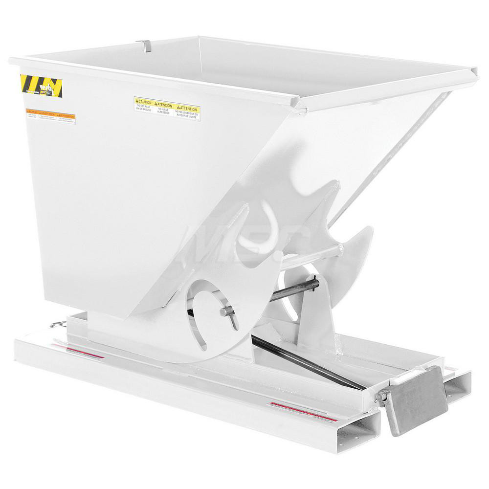 Vestil - Stationary Tilt Hopper: 2,000 lb Capacity, 34" Wide, 51.75 ...