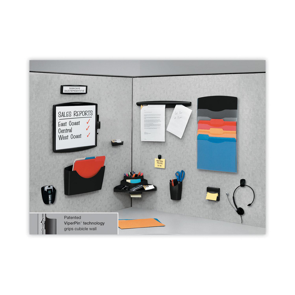FELLOWES - Office Machine Supplies: Nameplate, Black & Gray | MSC Direct