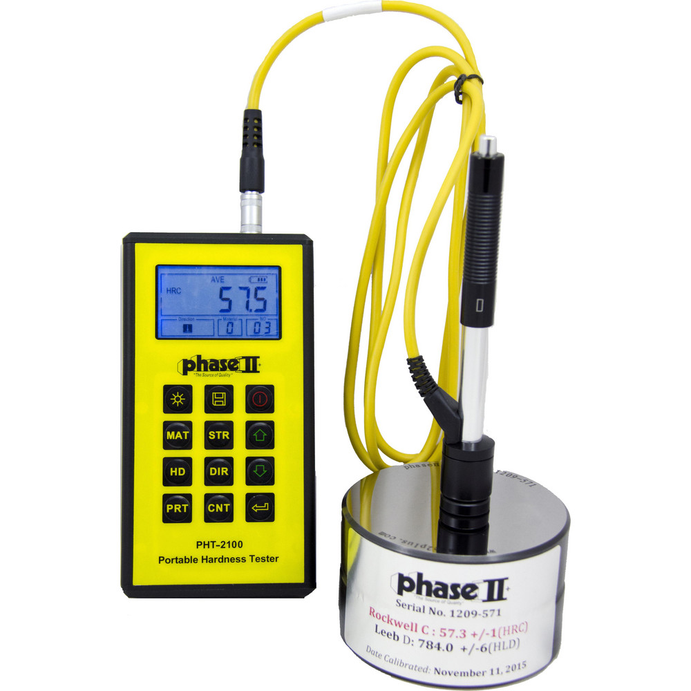 Phase II - Bench Top Hardness Testers: Tester Type: Portable Electronic ...