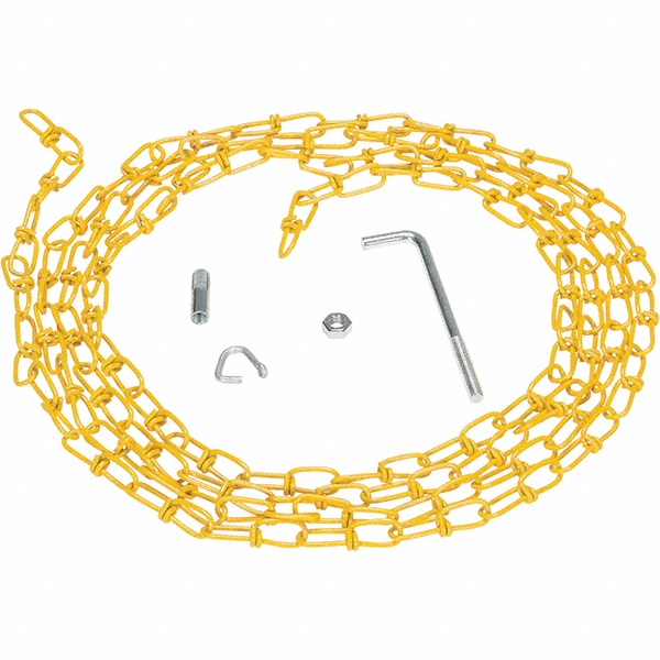 Vestil - Wheel Chock Accessories; Type: Double Loop Coil Chain ; For ...