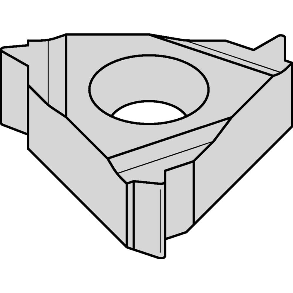 Widia - Laydown Threading Insert: 3IR14NPT, Carbide | MSC Direct