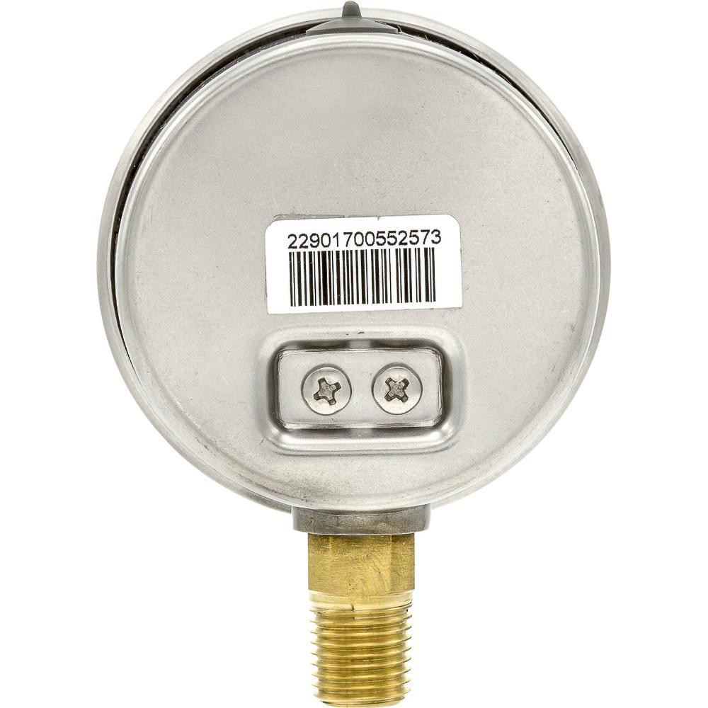 Bourdon - Pressure Gauge: 2-1/2" Dial Dia, 0 to 2,000 psi, 1/4" NPT, Lower Mount | MSC Direct