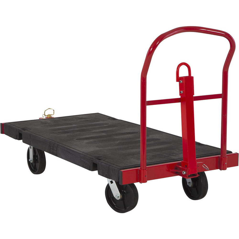 Rubbermaid - Towable Platform Truck: 42-1/2" High, 64-1/4" Long, 30-1/2 ...