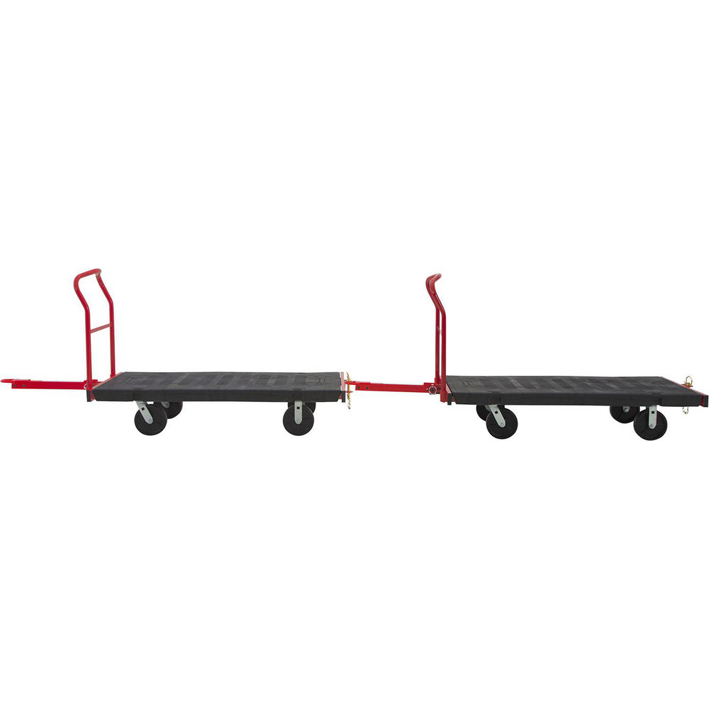 Rubbermaid - Towable Platform Truck: 42-1/2" High, 64-1/4" Long, 30-1/2 ...