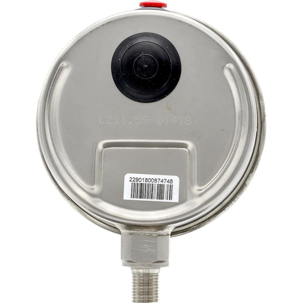 Bourdon - Pressure Gauge: 4" Dial Dia, 0 to 300 psi, 1/4" NPT, Lower ...