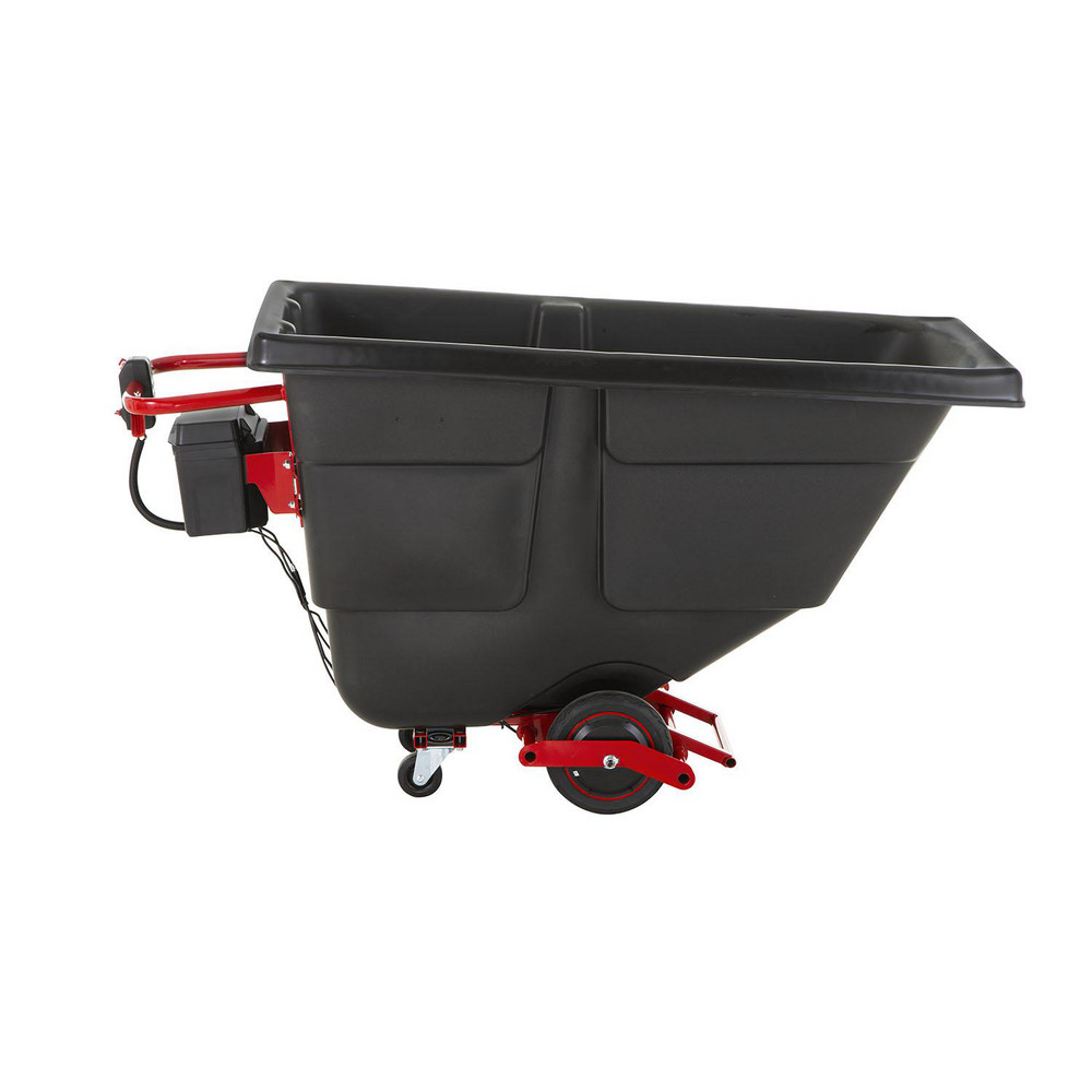 Rubbermaid - Resin Basket Truck: 1 cu yd, 1,000 lb Capacity, 42-1/2 ...
