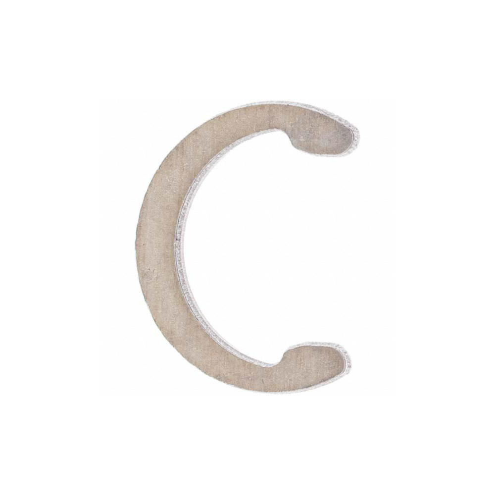 Rotor Clip - External C Style Retaining Ring: 0.843" Groove Dia, 15/16 ...