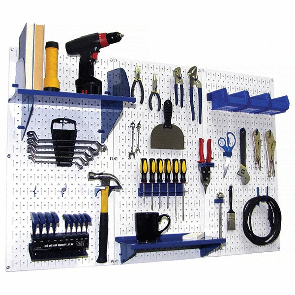 Wall Control - Pegboard Kit: 48 x 32", Metal | MSC Direct