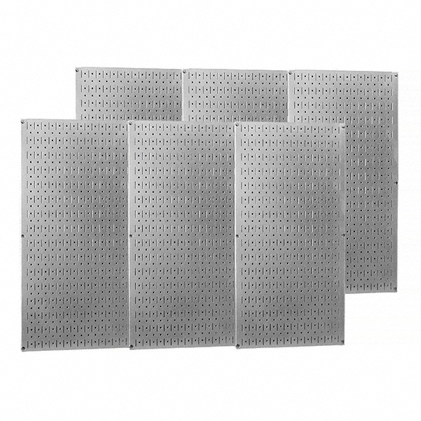 Wall Control - Pegboard Storage Board: 96 x 32", Galvanized Steel | MSC ...