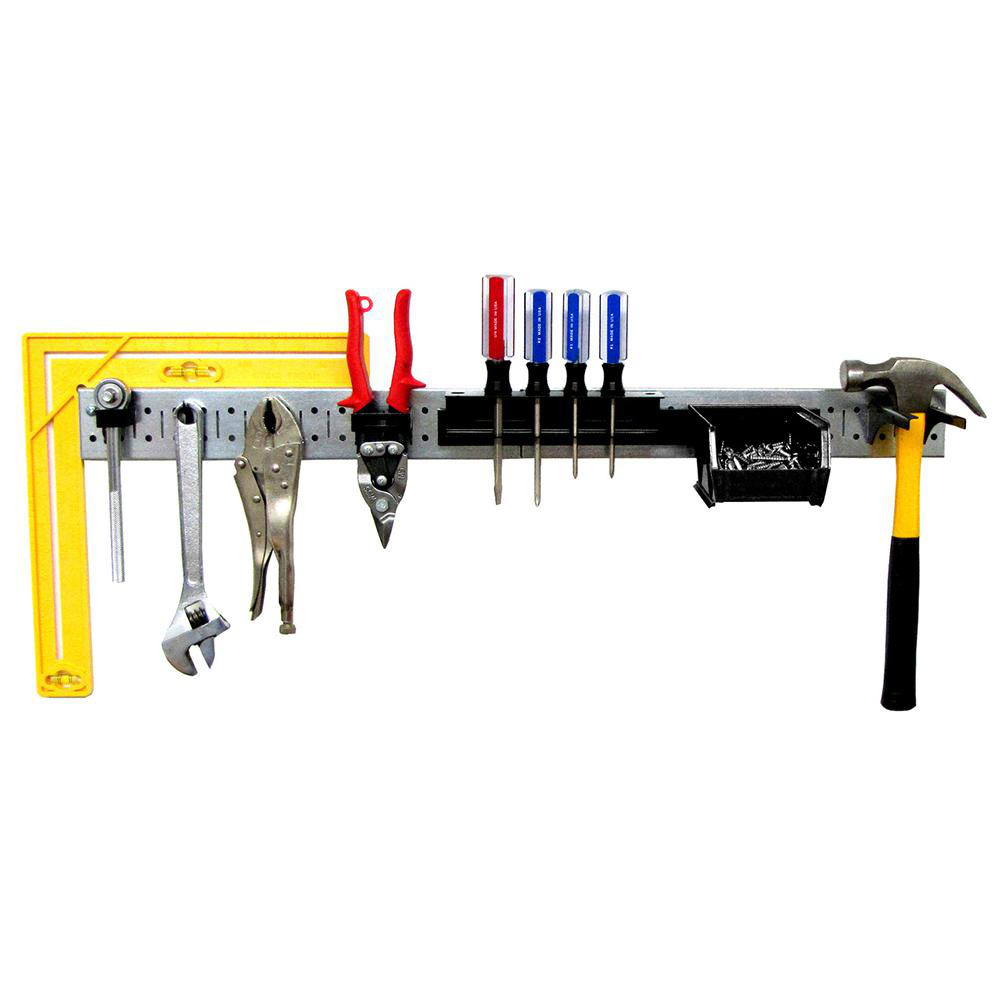 Wall Control - Pegboard Kit: 32 x 2-1/2", Galvanized Steel | MSC Direct