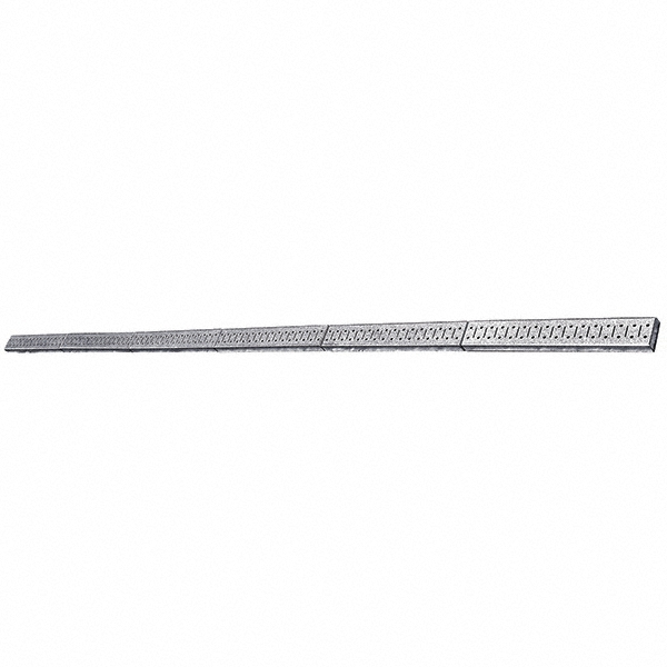Wall Control - 96 x 2-1/2" Galvanized Steel Pegboard Strip - 99663379 ...