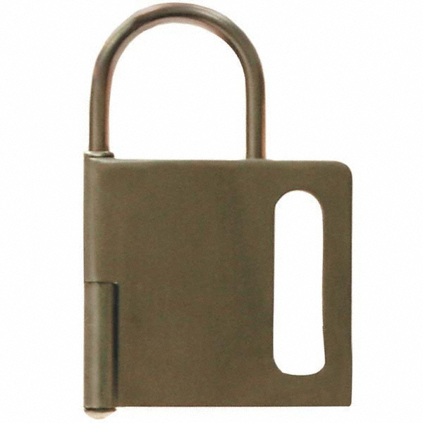 Brady - Lockout Hasp: Snap-On Hasp, Single Jaw, 1 Padlock | MSC Direct