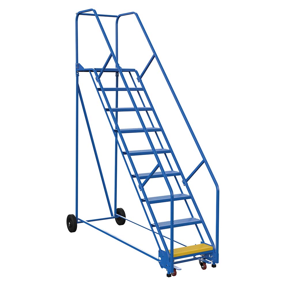 Vestil - Steel Rolling Ladder: Type Type IA, 90" Platform, 350 lb ...