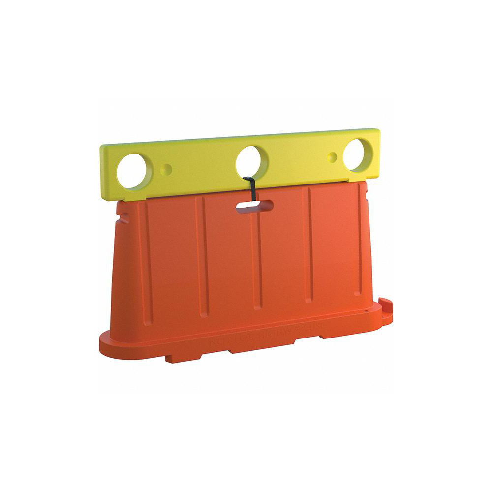 Vestil - Pedestrian Barrier Extension: Polyethylene, Yellow, Use with ...
