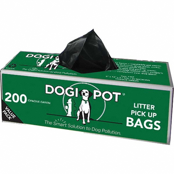DOGIPOT - 10 200-Pack Boxes HDPE Plastic Litter Pick Up Bags | MSC Direct