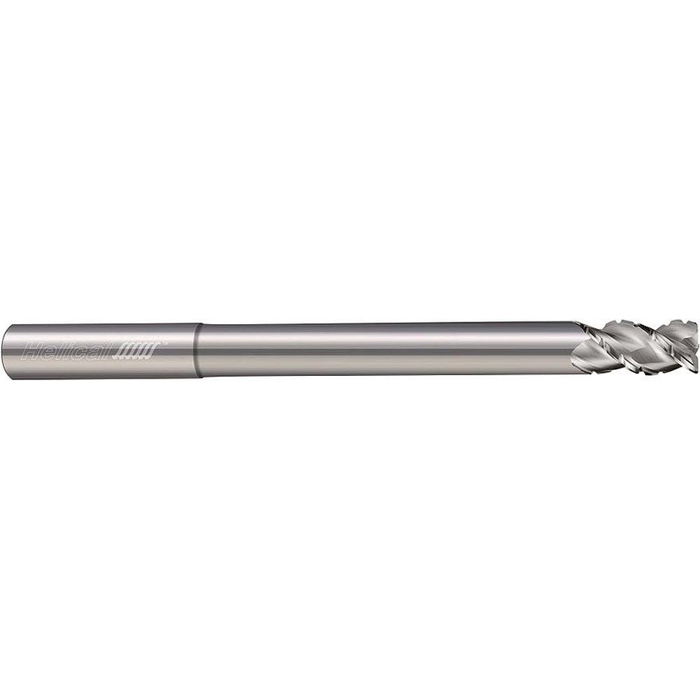 Helical Solutions - Corner Radius End Mill: 1" Dia, 1-1/4" LOC, 0.0300" Radius, 3 Flute, Solid ...