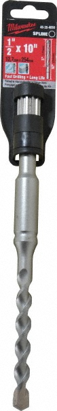 Milwaukee Tool - 1/2" Diam, Spline Shank, Carbide-Tipped Rotary ...