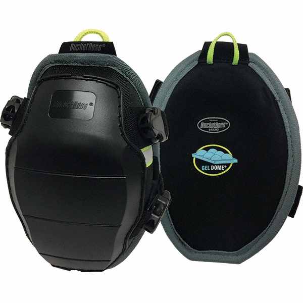 Bucket Boss - Knee Pad: 2 Strap, Plastic Cap, Buckle Closure, Universal ...