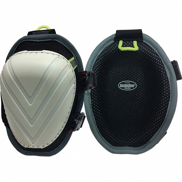 Bucket Boss - Knee Pad: 2 Strap, Plastic Cap, Buckle Closure, Universal ...