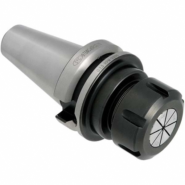 Techniks - Collet Chuck: 1.0230" Capacity, ER40 Collet, Taper Shank ...