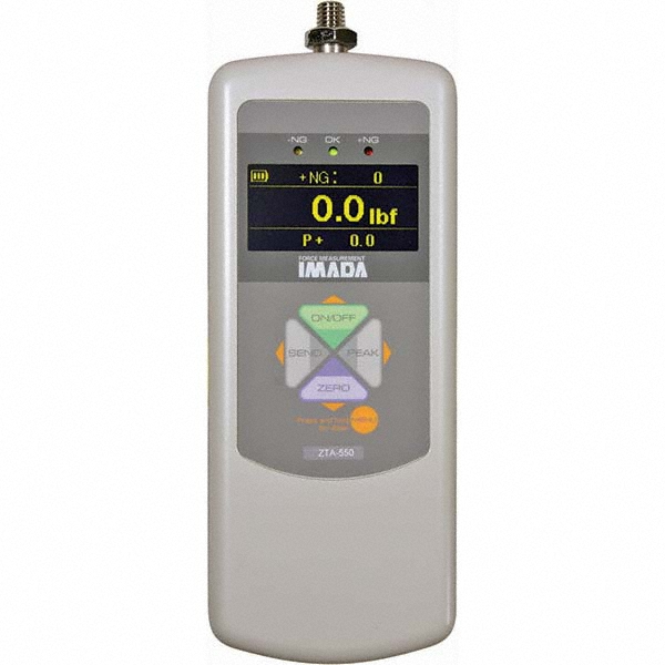 Imada - Digital Tension & Compression Force Gages; Capacity (lbf): 550. ...